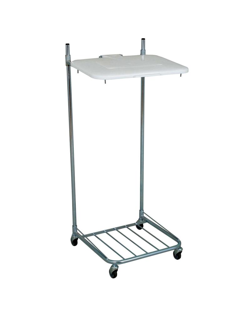 Köp Sopsäckshållare 125 L med gummihjul och lock hos Källs.se