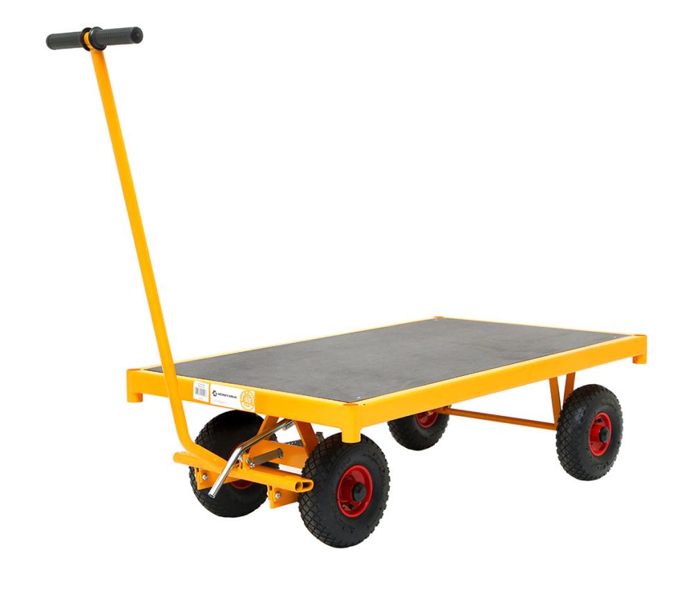 Köp Flakvagn Oxöga 550 kg Bilstyrning 1250x700 mm hos Källs.se